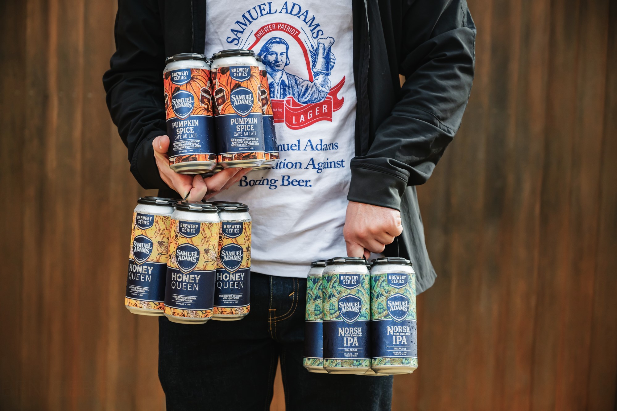 Fall Can Releases at the Sam Adams Boston Brewery